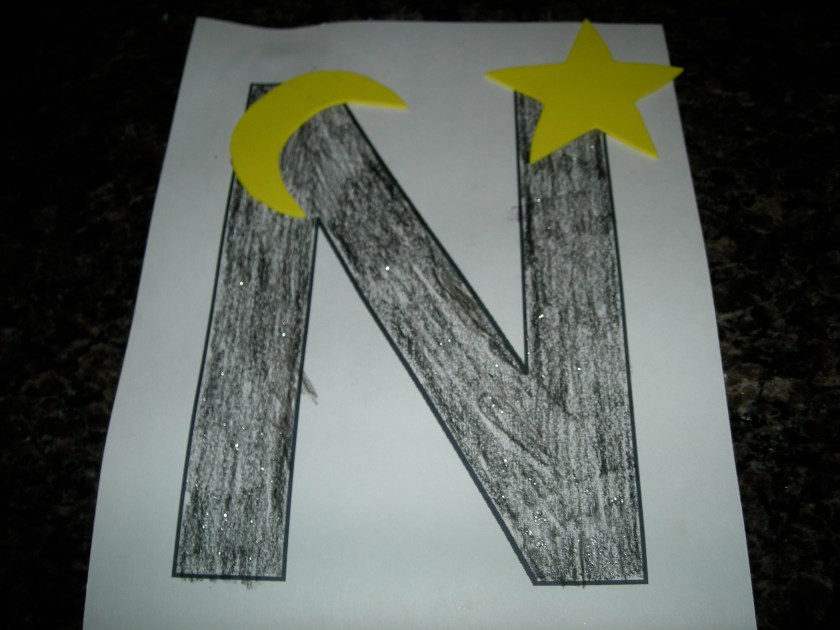N is for Night – Mommy's Lessons